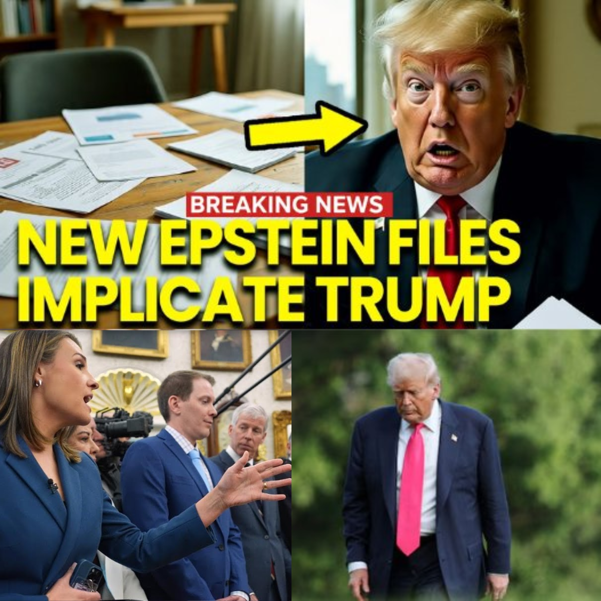 TRUMP ERUPTS as EPSTEIN FILES RESURFACE — OLD SECRETS DRAGGED BACK INTO ...