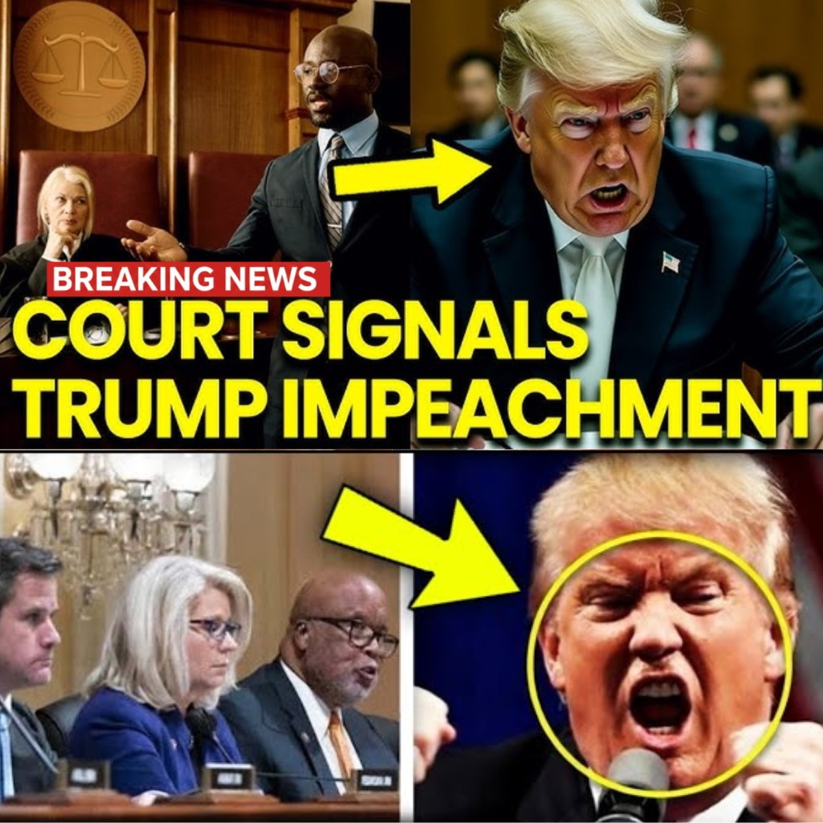 TRUMP LOSES IT as COURT SIGNALS IMPEACHMENT PATH — WASHINGTON PLUNGES ...